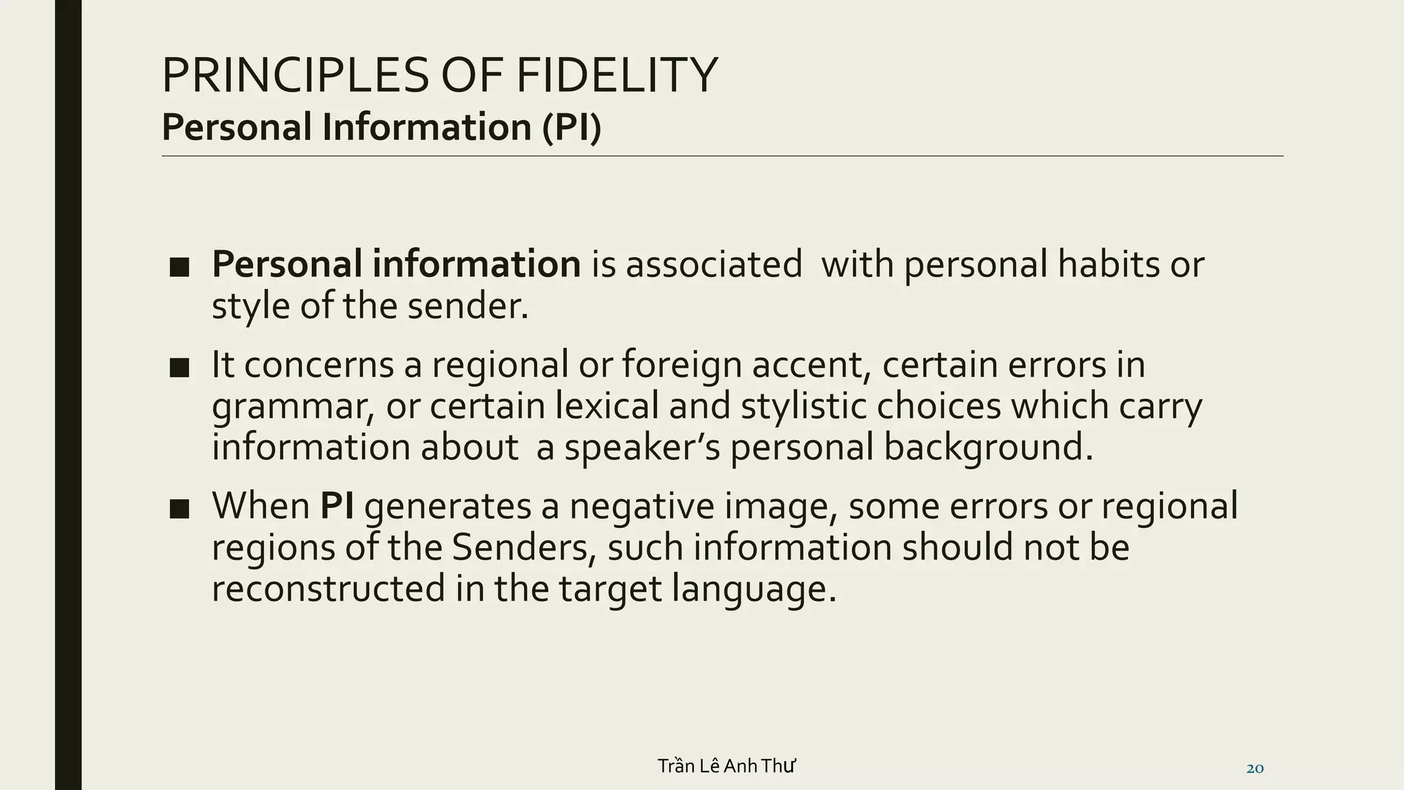 Fidelity in Translation studies | PPTX