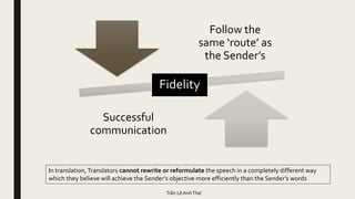Fidelity in Translation studies | PPTX
