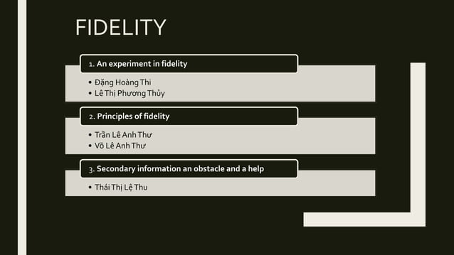 Fidelity in Translation studies | PPTX