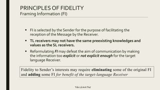 Fidelity in Translation studies | PPTX