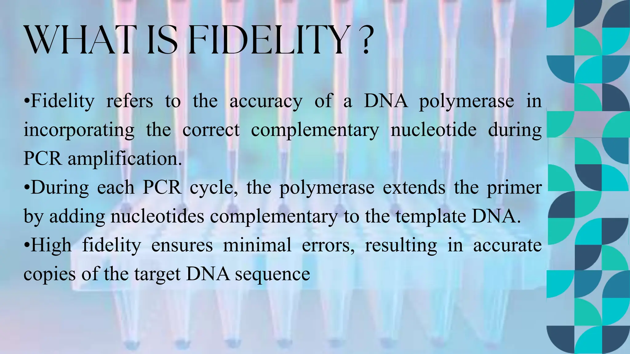 Fidelity & and processitivity in pcr.pptx