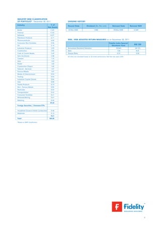 Fidelity equity fact sheet_december2011 | PDF