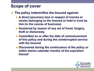 Fidelity Guarantee Insurance | PPSX