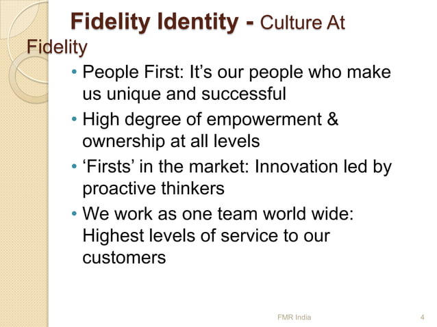 Fidelity management and research | PPT