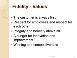 Fidelity management and research | PPTX