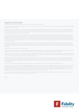 Fidelity outlook 2025: Research-powered investing | PDF