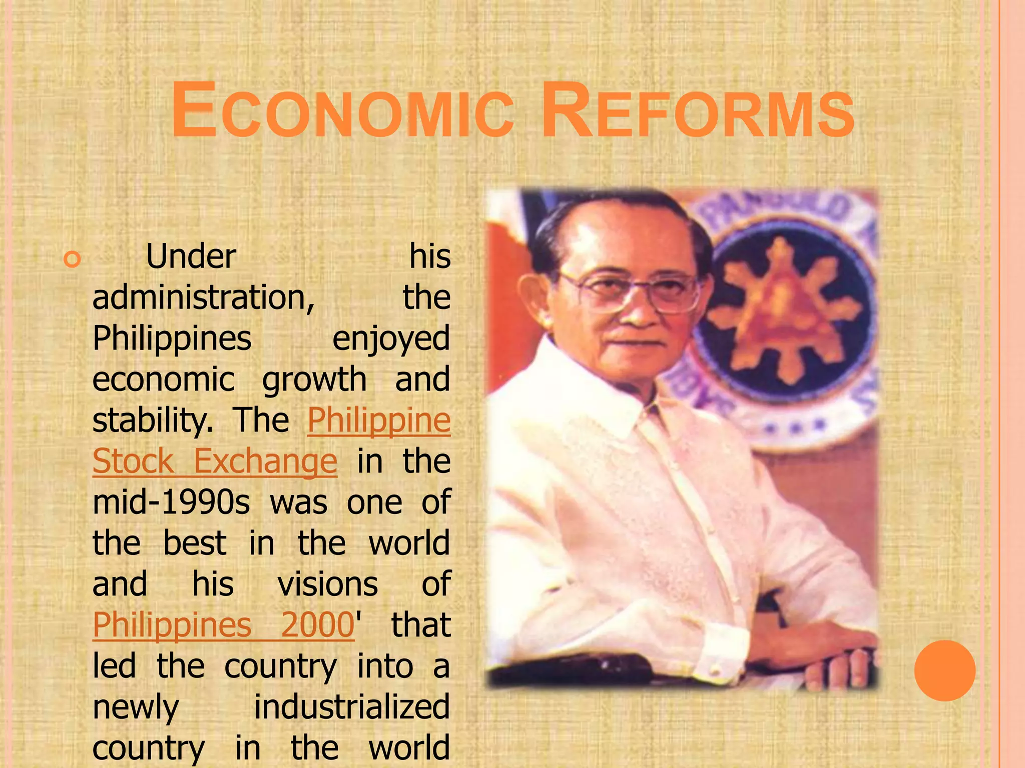 Fidel v. ramos | PPTX