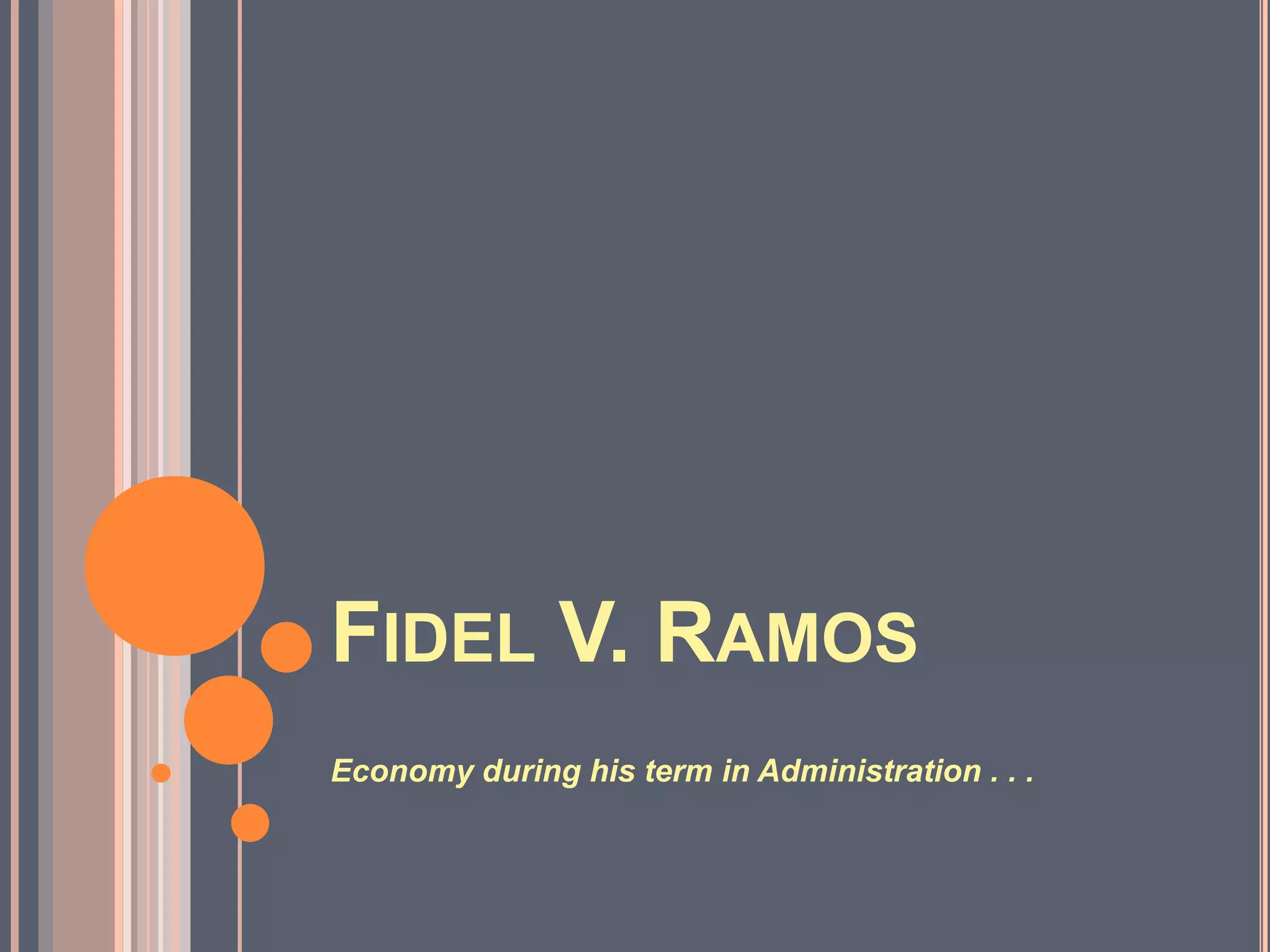 Fidel v. ramos | PPTX