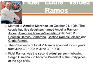 Fidel v ramos1 | PPTX