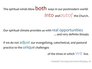Catholic Discipleship and "Forming Intentional Disciples" | PPTX