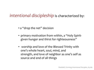 Catholic Discipleship and "Forming Intentional Disciples" | PPTX