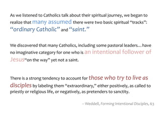 Catholic Discipleship and "Forming Intentional Disciples" | PPTX