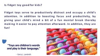 Fidget & Co Sensory Toys | PPTX