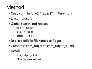 Developing a prize-giveaway style component | PPT