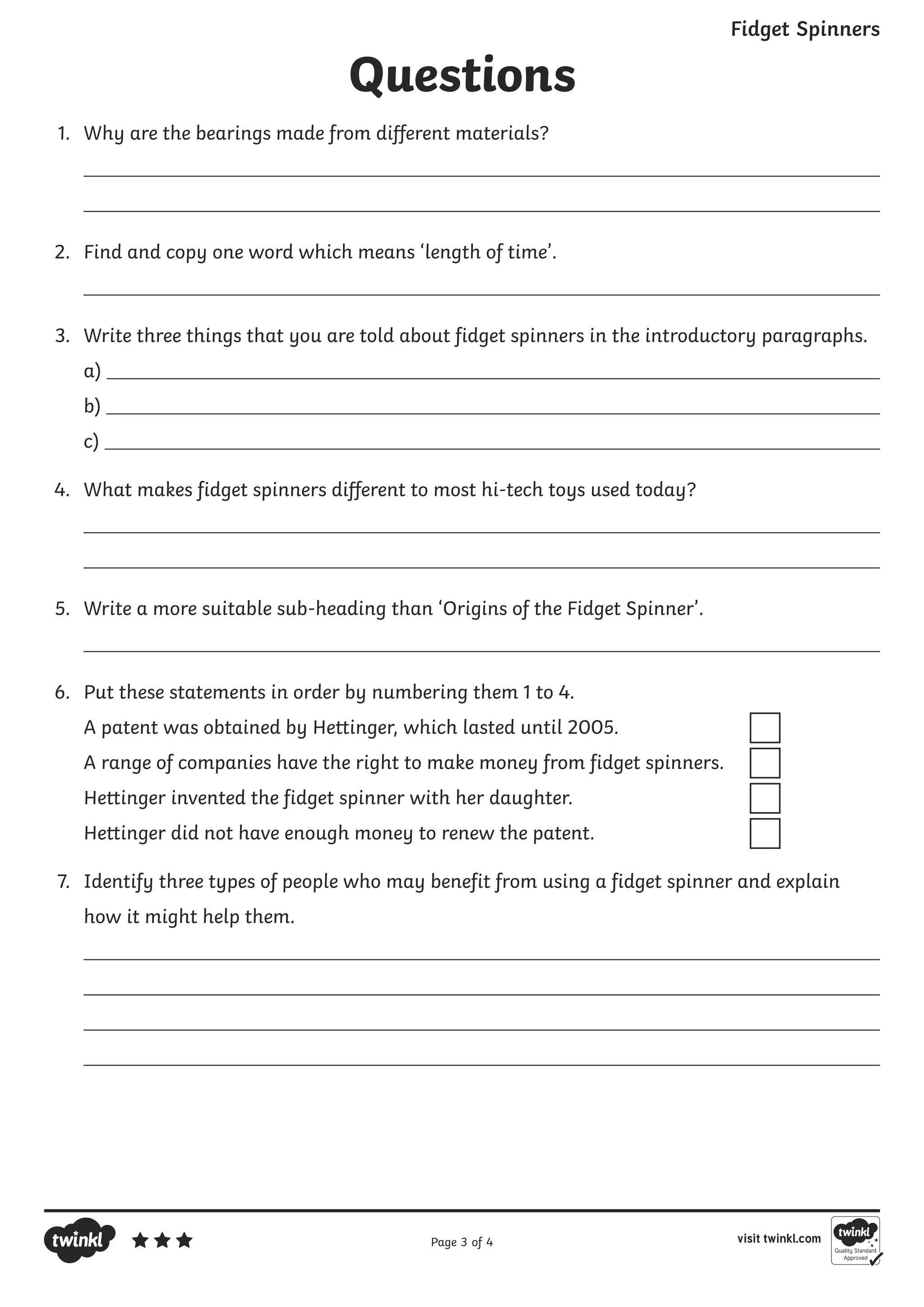 Fidget Spinners Differentiated Reading Comprehension.pdf