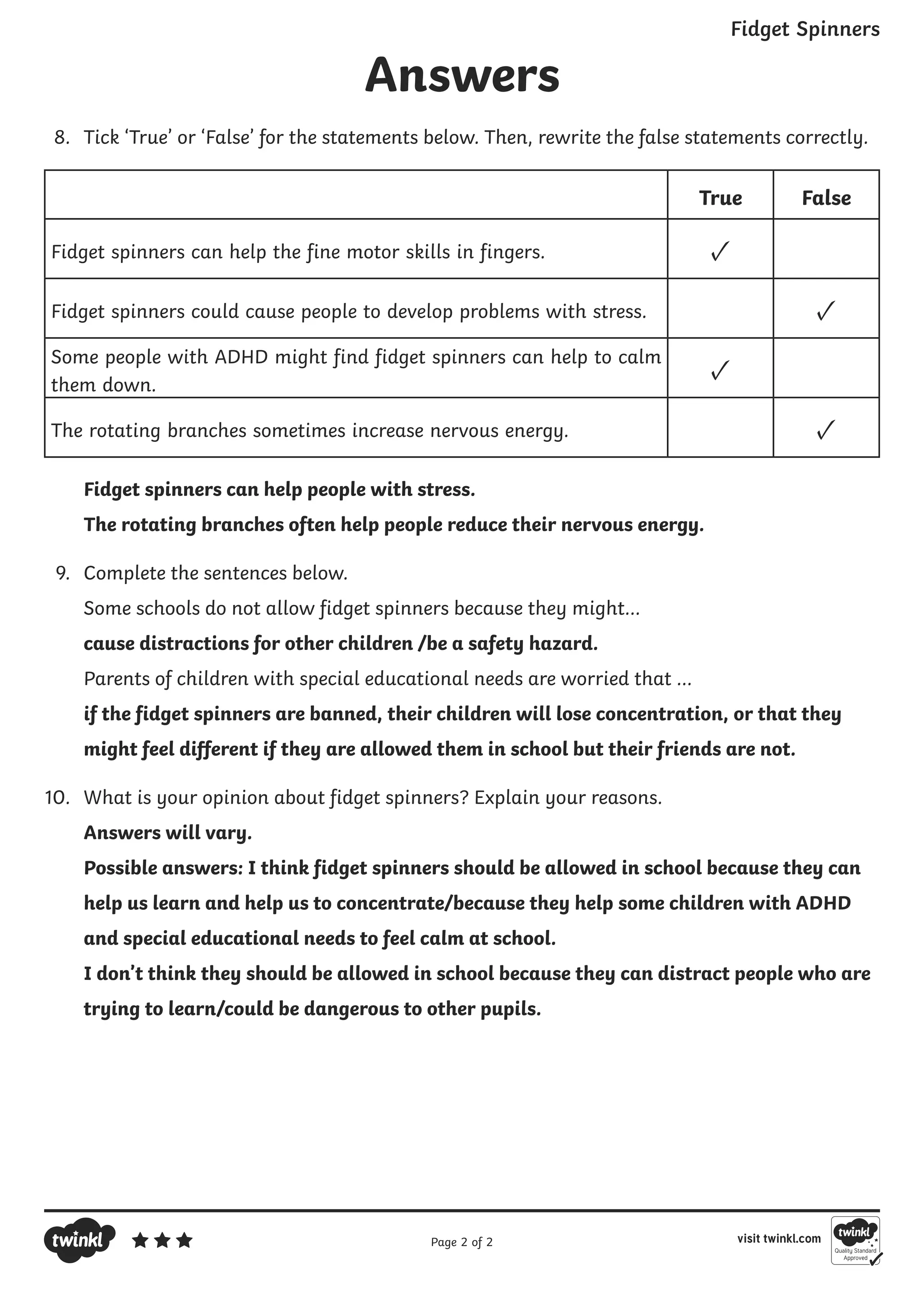 Fidget Spinners Differentiated Reading Comprehension.pdf