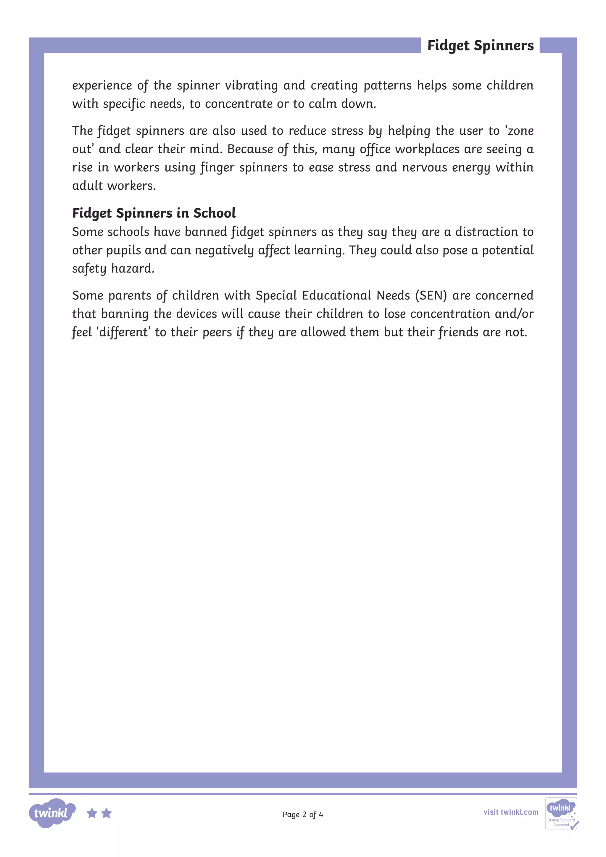 Fidget Spinners Differentiated Reading Comprehension.pdf