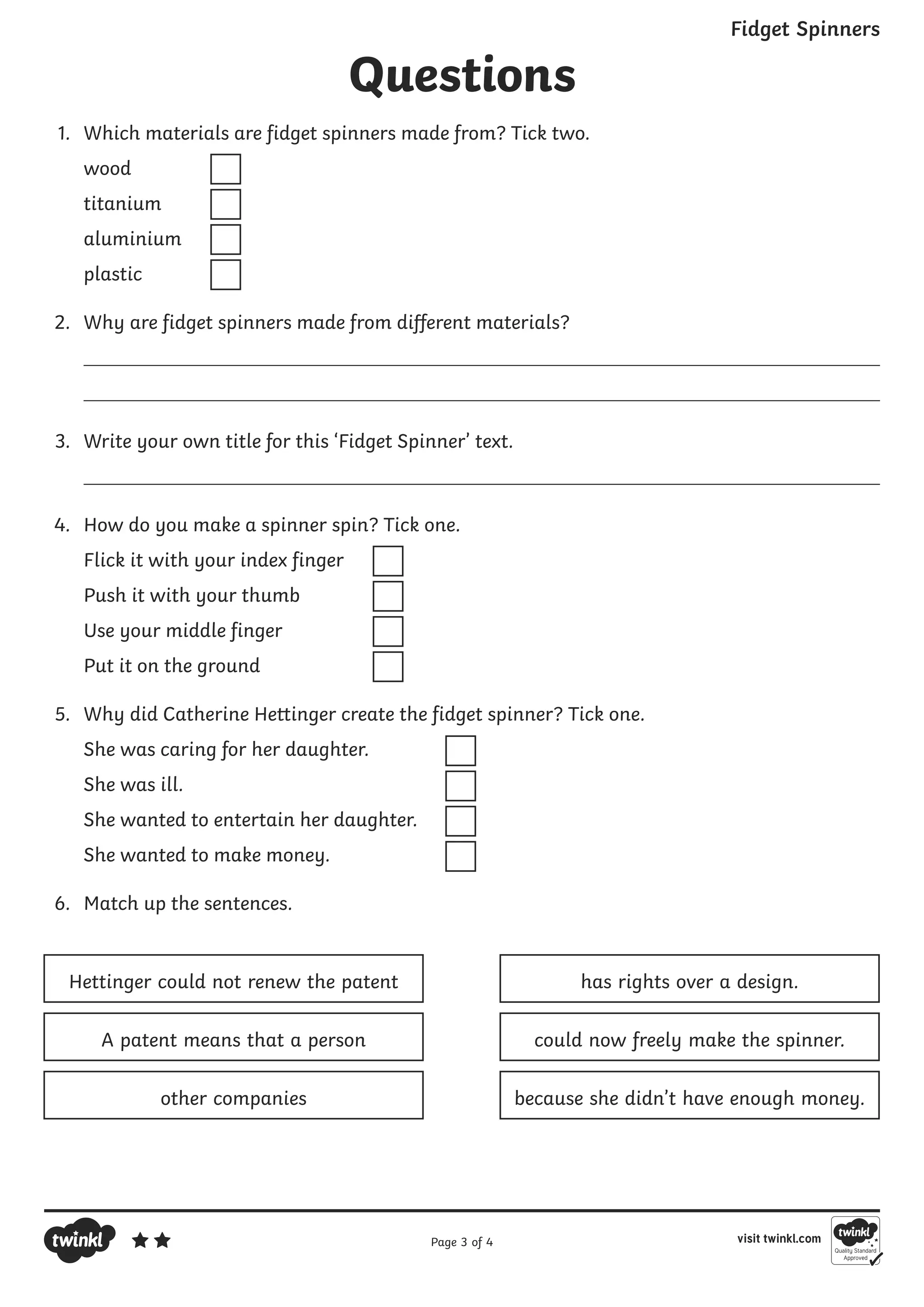 Fidget Spinners Differentiated Reading Comprehension.pdf