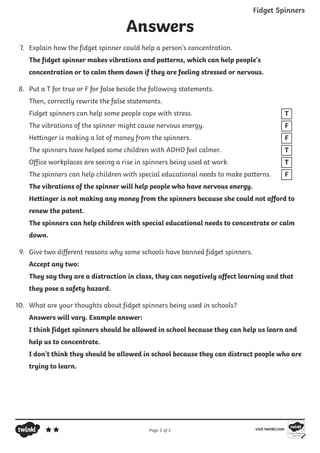 Fidget Spinners Differentiated Reading Comprehension.pdf