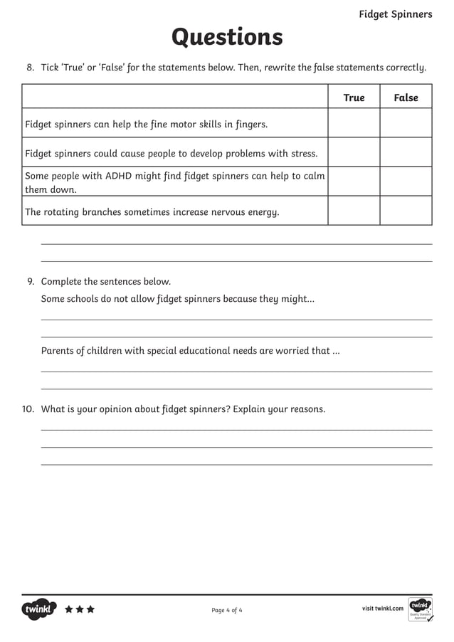 Fidget Spinners Differentiated Reading Comprehension.pdf