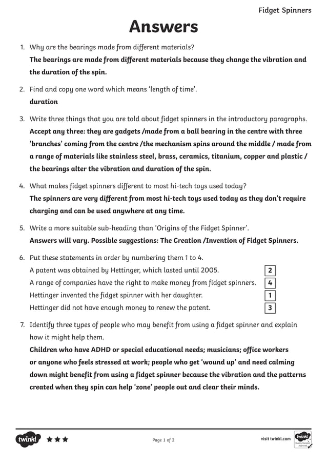 Fidget Spinners Differentiated Reading Comprehension.pdf