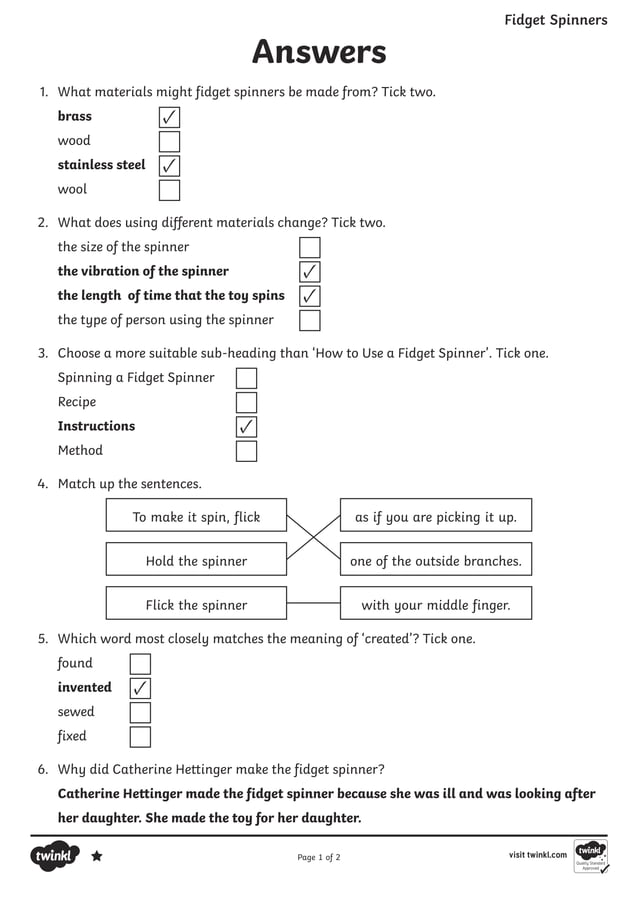 Fidget Spinners Differentiated Reading Comprehension.pdf