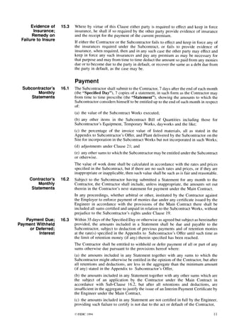 Fidic conditions of subcontract agreement | PDF