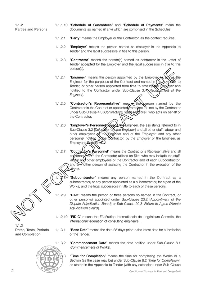 Fidic db-yellow-book | PDF
