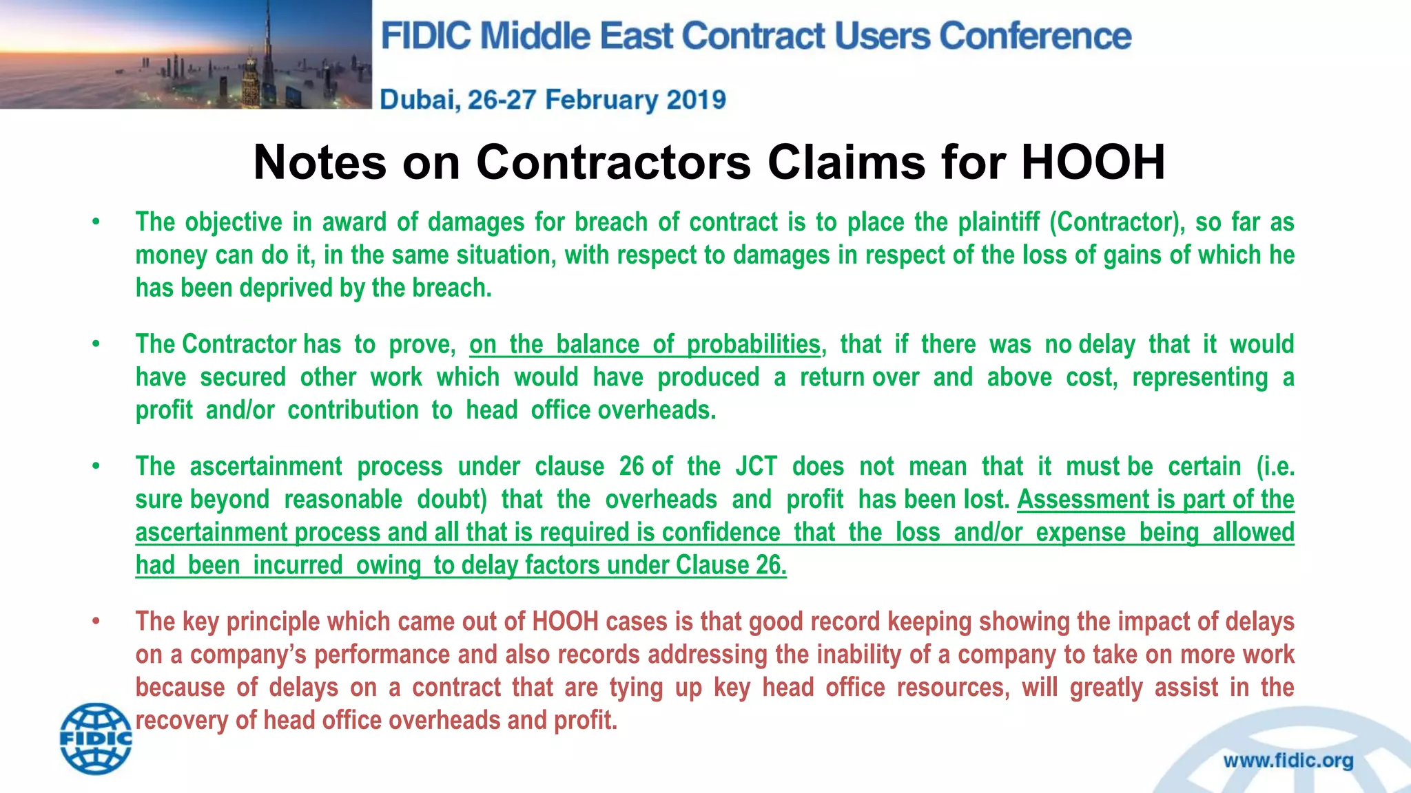 Prolongation and HOOH Costs | PDF