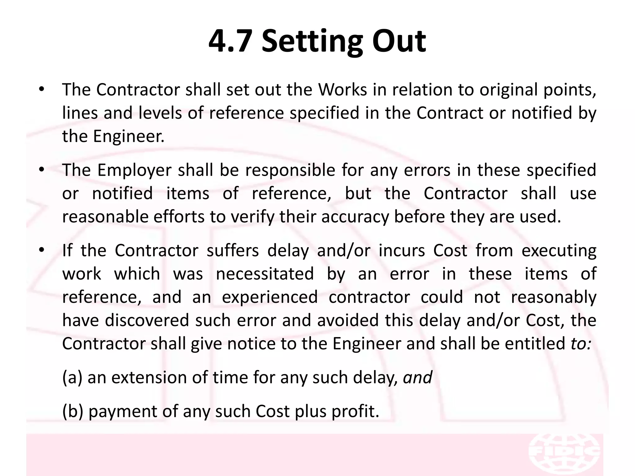 Fidic conditions of contract presentation | PPTX