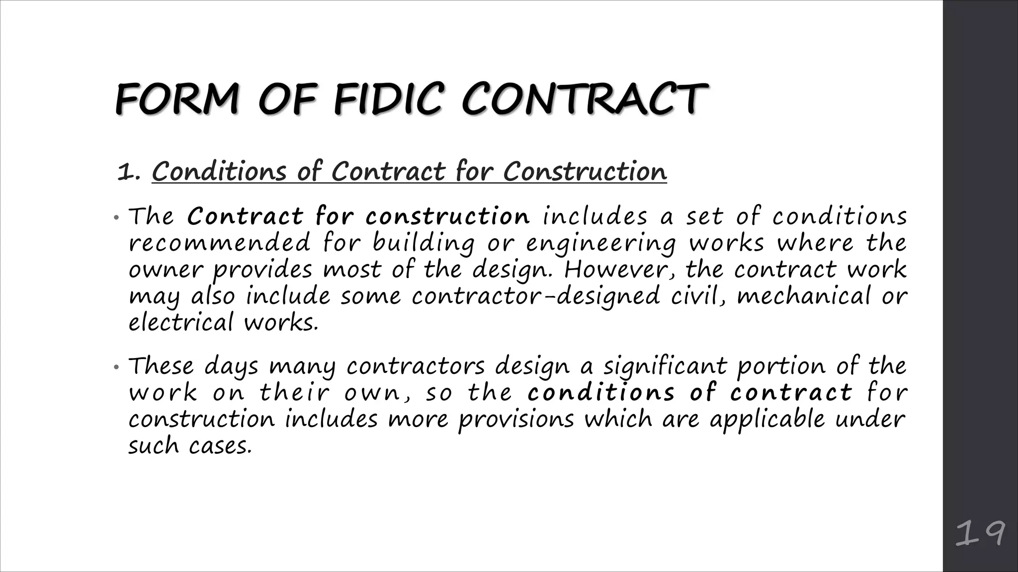 Fidic contract | PDF