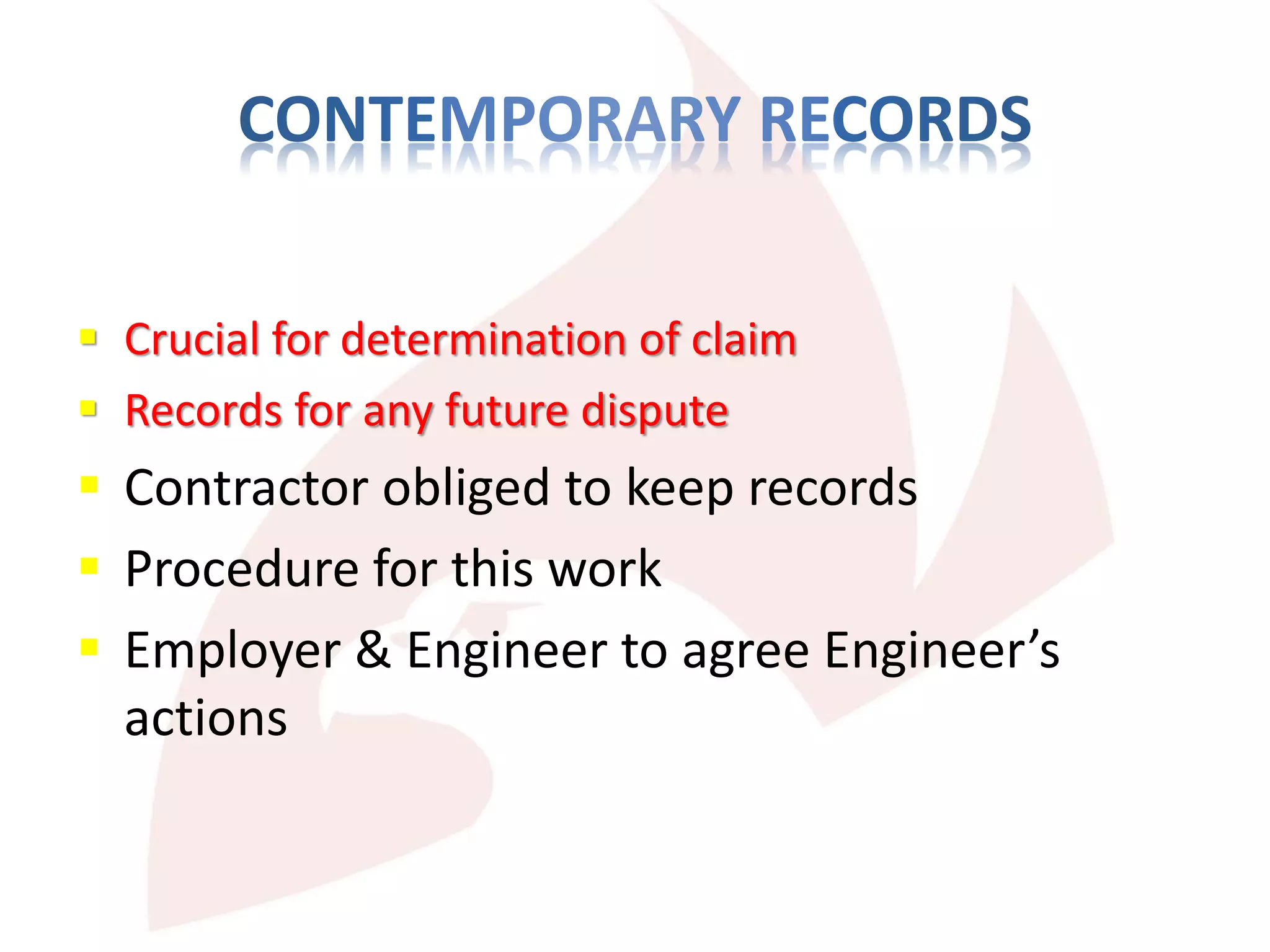 Fidic Contracts Management Introduction Pdf