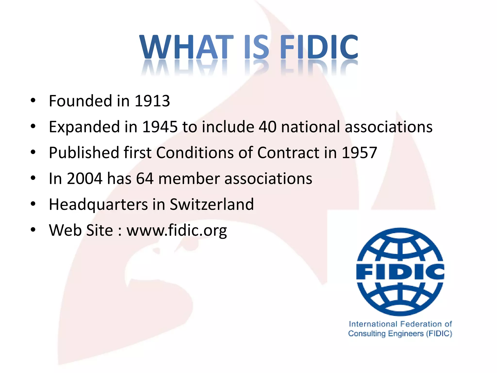 Fidic contracts management introduction | PPT