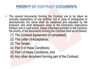 Fidic contracts management introduction | PDF