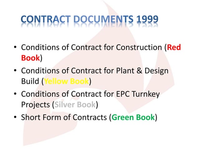 Fidic contracts management introduction | PDF