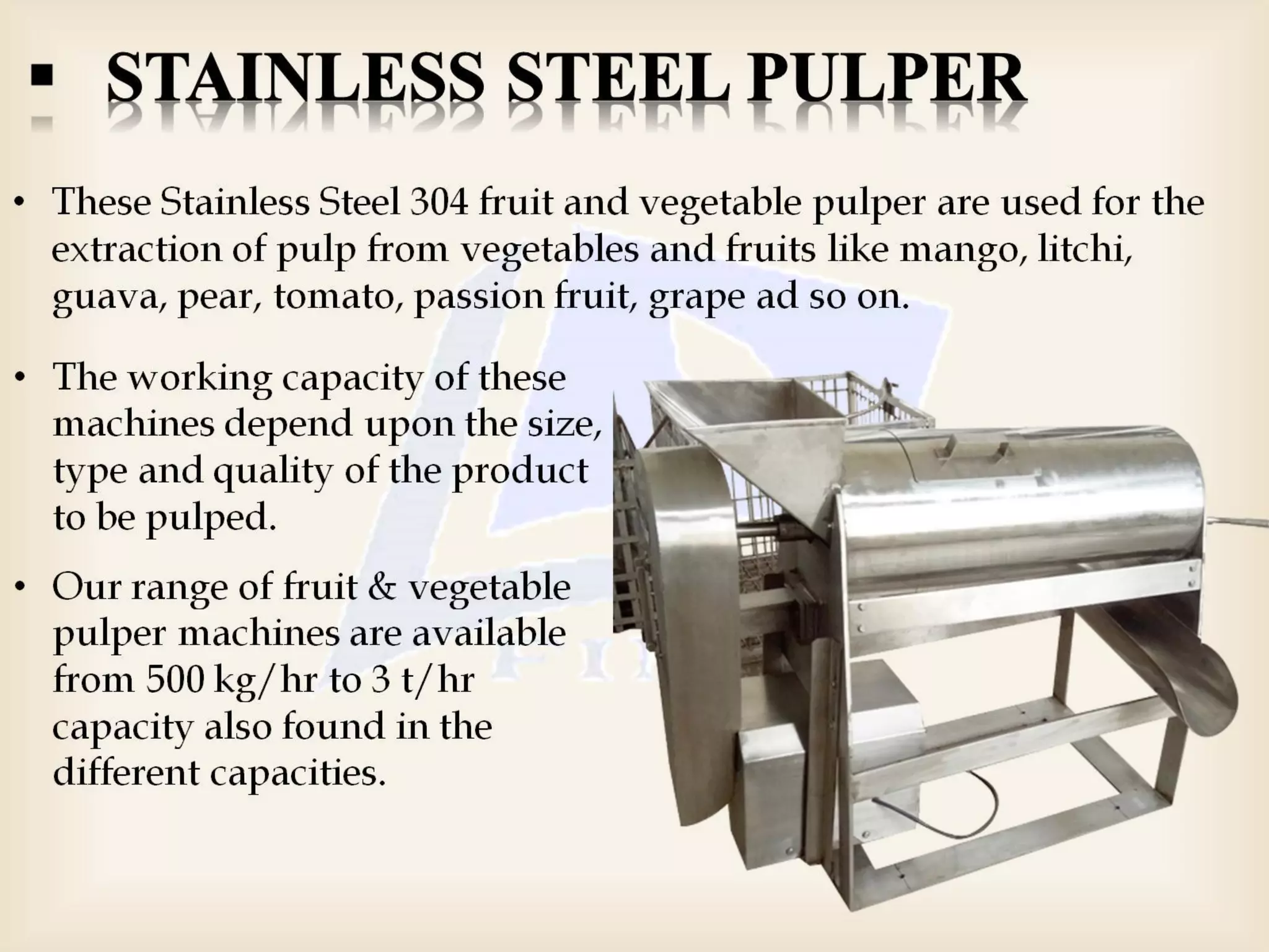 Types and applications of pulpers and granulators | PPT