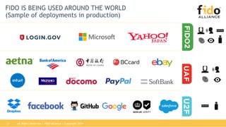 FIDO and the Future of User Authentication | PPT