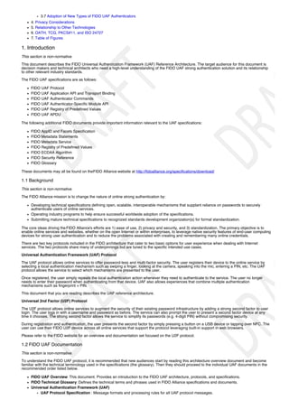 Fido uaf-overview-v1.1-rd-20161005 | PDF