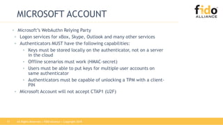 FIDO2 & Microsoft | PDF