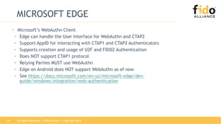 FIDO2 & Microsoft | PDF