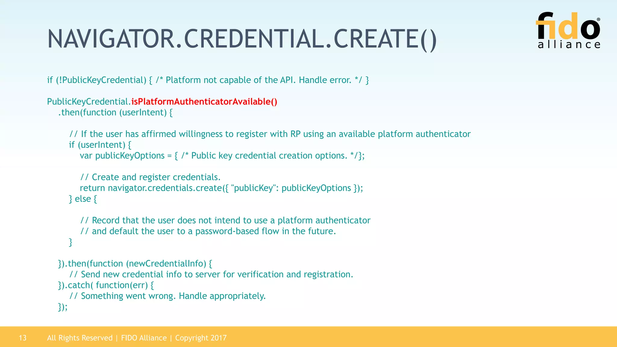 FIDO2 Specifications Overview | PPT