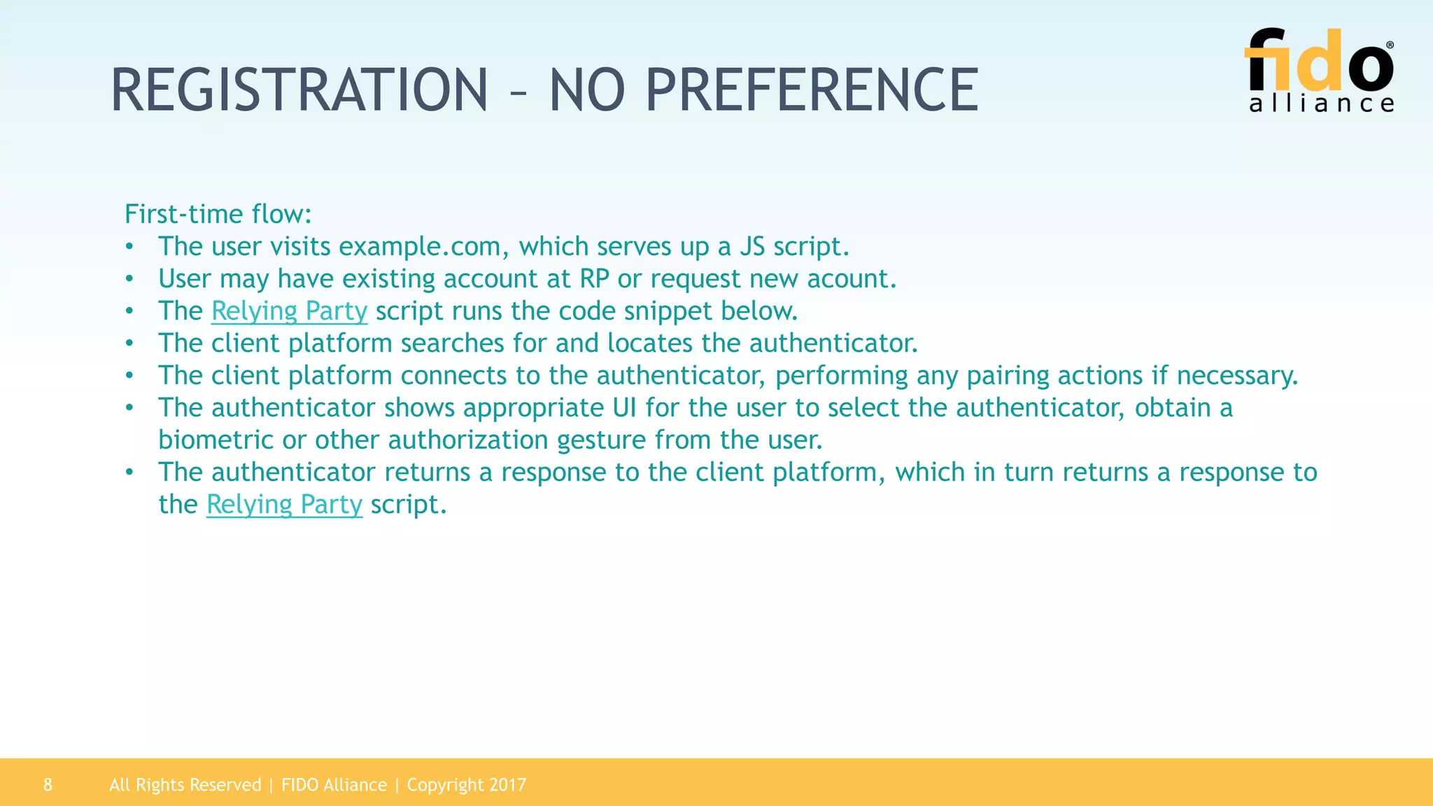 FIDO2 Specifications Overview | PPT
