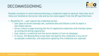 FIDO2 Specifications Overview | PPT