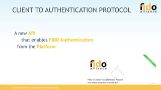 FIDO2 Specifications Overview | PPT
