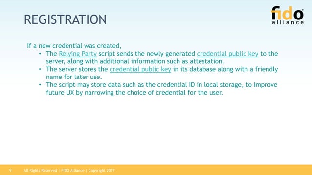 FIDO2 Specifications Overview | PPT
