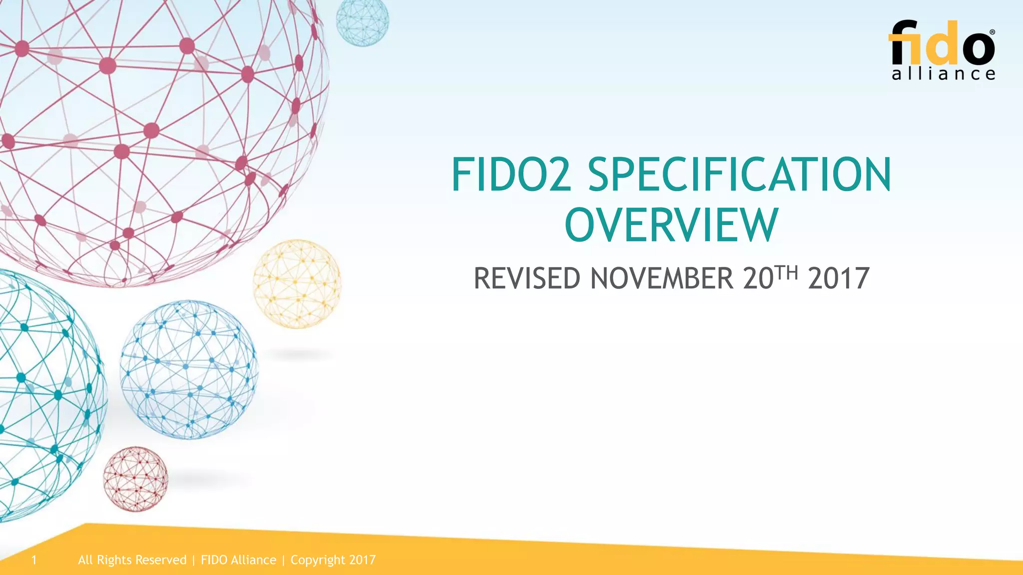 FIDO2 Specifications Overview | PPT