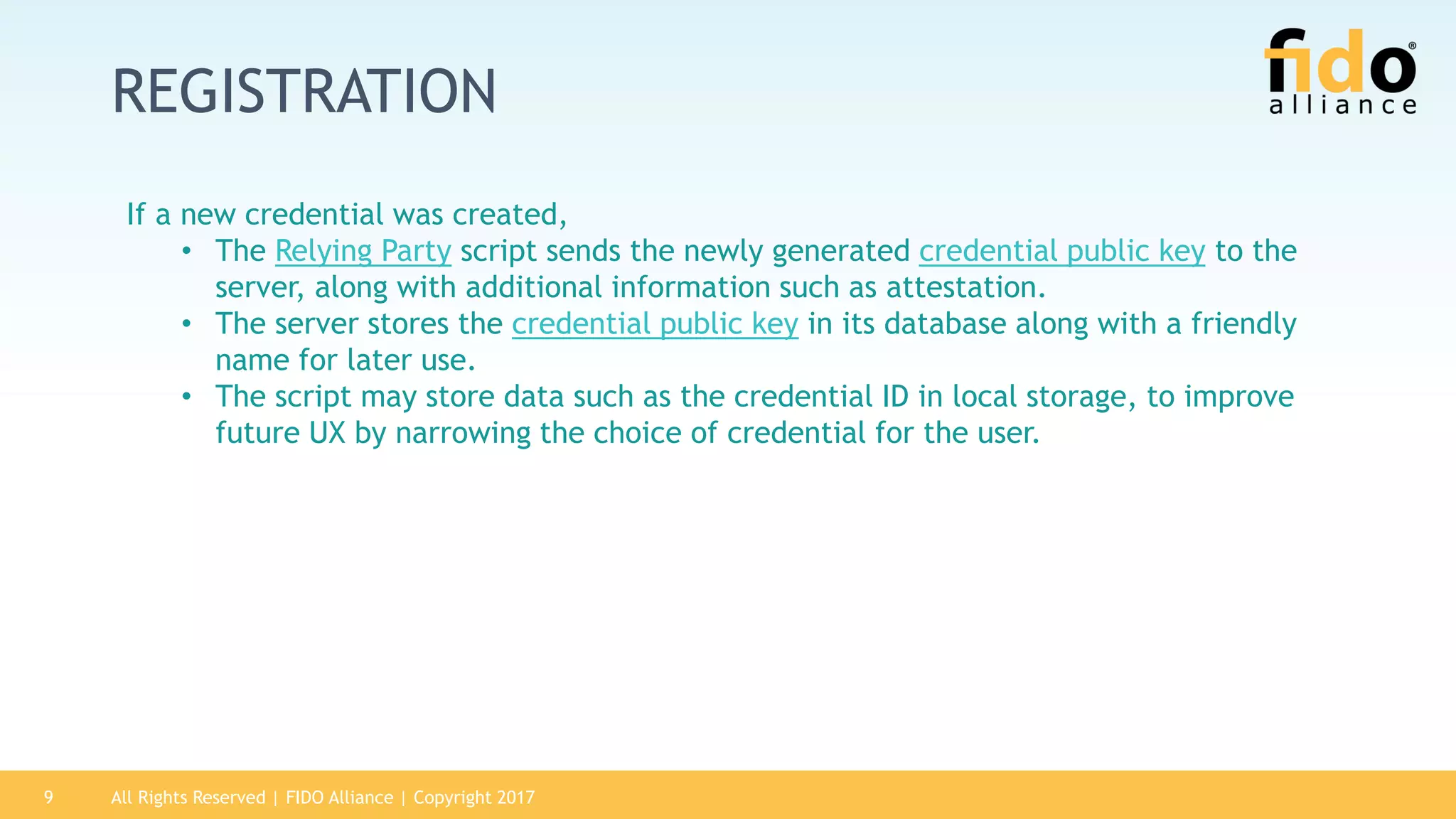 FIDO2 Specifications Overview | PPT