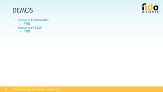 FIDO2 Specifications Overview | PPT