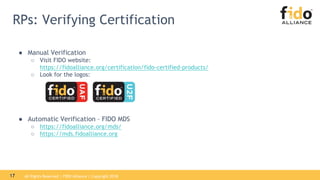 FIDO Certification | PPT