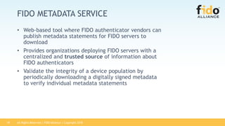 FIDO Certified Program: The Value of Certification | PDF